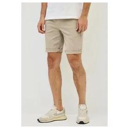 Bermudas Street One MEN, Herren, Gr. 34, beige (sandstone beige wash), Web, 97% Baumwolle, 3% Elasthan, unifarben, regular fit kurz, Hosen Bermudas, 5-Pocket-Style