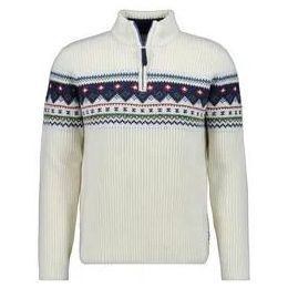 Rundhalspullover Ragman, Herren, Gr. 54, beige (ecru, 008), 80% Wolle 20% Nylon, ohne Ausschnitt, Pullover Rundhalspullover