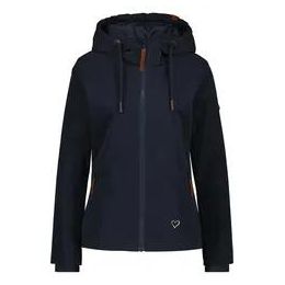alife and kickin Sommerjacke ALIFE & KICKIN "Damen BeekeAK A", Damen, Gr. M, blau (marine), 100% Polyester, Jacken