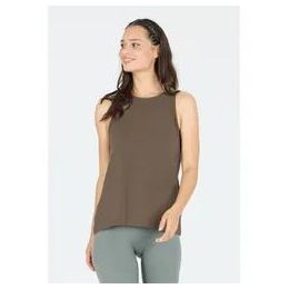 ENDURANCE ATHLECIA Tanktop ATHLECIA "MOTA", Damen, Gr. 38, gr&uuml;n (khaki), 88% Polyester, 12% Elasthan, unifarben, normal, Rundhals, Tops Tanktop, mit QUICK DRY-Technologie