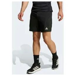 Shorts Adidas PERFORMANCE "TECH APP SHORT", Herren, Gr. 3XL, L&auml;nge 7, schwarz, carbon, Obermaterial: 100% Polyester, Hosen Shorts, f&uuml;r Fitnessstudio und Joggen, leichtes und atmungsaktives Material