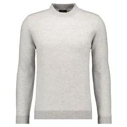Rundhalspullover Ragman, Herren, Gr. 54, grau, 011, 90% Wolle 10% Baumwolle, Pullover Rundhalspullover