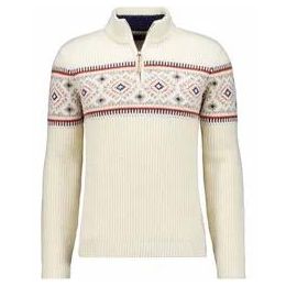 Rundhalspullover Ragman, Herren, Gr. 54, ecru, 008, 80% Wool 20% Nylon, Pullover Rundhalspullover