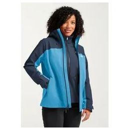3-in-1-Funktionsjacke Jack Wolfskin "WILD PLACES 3IN1 JKT W", Damen, Gr. S (36), blau (skyblau), Obermaterial: 100% Polyester; Futter: 100% Polyester; Innenjacke: 95% Polyester, 5% sonstige Fasern, Jacken