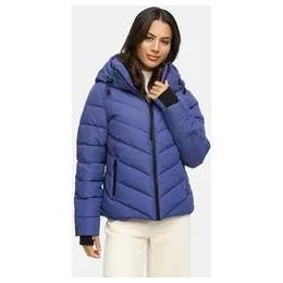 Winterjacke Marikoo "Samuiaa XVI", Damen, Gr. L, blau (blau violet), Obermaterial: 100% Polyester; Futter: 100% Polyester; Wattierung: 100% Polyester; &Auml;rmelfutter: 100% Polyester, Jacken Winterjacke, mit Kapuze