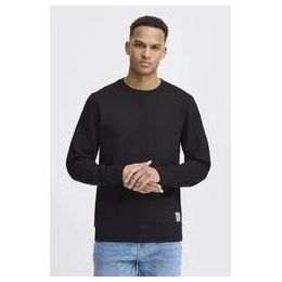 Rundhalspullover Blend "BHAnders", Herren, Gr. XXL, schwarz, Sweatware, 60% Baumwolle, 40% Polyester, unifarben, Basic, normal normal, Rundhals, Pullover Rundhalspullover, Klassischer Sweatpullover mit Rundhalsausschnitt