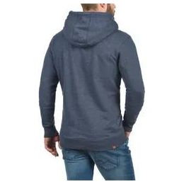 Kapuzenpullover Blend "BHHulker", Herren, Gr. 3XL, blau (navy), Sweatware, 60% Baumwolle, 40% Polyester, unifarben, regular fit normal, ohne Ausschnitt, eingesetzt, Pullover Kapuzenpullover, Stilvolle Kapuzensweatjacke mit weicher Fleece-Innenseite
