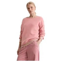 Marc O'Polo Strickpullover MARC O'POLO "aus flauschiger Lambswool", Damen, Gr. XXL, natural rose, Obermaterial: 89% Schurwolle, 11% Vinylal, unifarben, U-Boot-Ausschnitt, Pullover Strickpullover