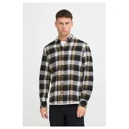 Langarmhemd Blend "BHShirt", Herren, Gr. S, US-Gr&ouml;&szlig;en, forest night, Web, 100% Baumwolle, kariert, regular fit, ohne Ausschnitt, 2-Knopf-Manschette, Hemden, L&auml;ssiges kariertes Langarmhemd