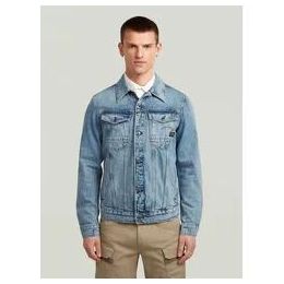 G-Star Raw Jeansjacke G-STAR "Essential TD Arc 3D Jacke", Damen, Gr. S, faded mineral blau, Obermaterial: 30% Baumwolle, 20% Baumwolle, Jacken Jeansjacke