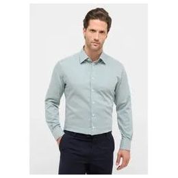 Langarmhemd Eterna "MODERN FIT", Herren, Gr. 41, Normalgr&ouml;&szlig;en, smaragd, Twill, 100% Baumwolle, tailliert, Manschette, Hemden, NON IRON (b&uuml;gelfrei)