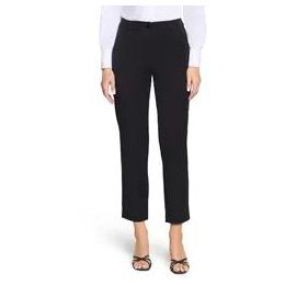 B&uuml;gelfaltenhose Betty Barclay "Damen im Glitzer-Look", Damen, Gr. 36, Normalgr&ouml;&szlig;en, schwarz, Obermaterial: 79% Polyester, 18% Viskose, 3% Elasthan, Basic, relaxed fit 7/8-L&auml;nge, Hosen