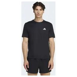 T-Shirt Adidas PERFORMANCE "WE BAS T", Herren, Gr. L, schwarz, Obermaterial: 100% Polyester, Shirts T-Shirt, regul&auml;re Passform, mit Climacool Technologie