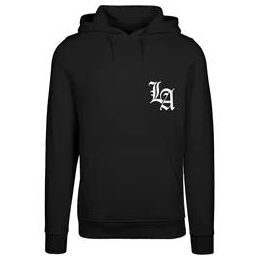 Mister Tee Kapuzensweatshirt MISTERTEE "MisterTee Los Angeles Circle Hoody", Herren, Gr. XXL, schwarz, 65% Baumwolle, 35% Polyester, bedruckt, Sweatshirts