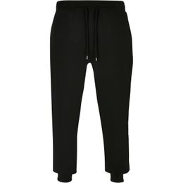 Stoffhose Urban Classics "Urban Classics Herren Basic Sweatpants", Herren, Gr. XS, US-Gr&ouml;&szlig;en, schwarz, 80% Baumwolle, 20% Polyester, unifarben, normal, Hosen Stoffhose