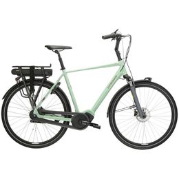 E-Bike KROSS "E-Citybike Sentio Hybrid 4.0 28 Zoll gr&uuml;n" Gr. 61, gr&uuml;n (gr&uuml;n, schwarz), Elektrofahrr&auml;der, Herren, 61cm, 28 Zoll (71,12cm), Pedelec, Elektrofahrrad f&uuml;r Damen und Herren