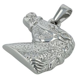 Adelia&acute;s Kettenanh&auml;nger ADELIA&acute;S "M&auml;dchen Anh&auml;nger &ndash; Pferd Anh&auml;nger aus Edelstahl", silber, Schmuckanh&auml;nger, M&auml;dchen, Edelstahl, Kettenanh&auml;nger, Ein Geschenk, das Freude macht