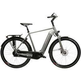 E-Bike KROSS "E-Citybike Damen Sentio 6.0 28" rot" Gr. 56, grau, grau, Elektrofahrr&auml;der, Herren, 56cm, 28 Zoll (71,12cm), Pedelec, Elektrofahrrad f&uuml;r Damen und Herren