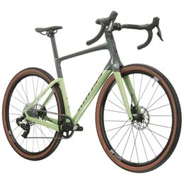 KROSS Gravelbike "Gravelbike Carbon Esker RS 2.0 Grau 12 G&auml;nge", 48cm, 28 Zoll (71,12cm) hinten: 28 Zoll (71,12cm)grau, grau, Fahrr&auml;der, mit