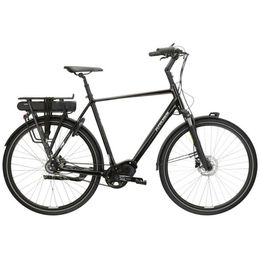 E-Bike KROSS "E-Citybike Sentio Hybrid 5.0 28 Zoll schwarz" Gr. 61, schwarz, schwarz, Elektrofahrr&auml;der, Herren, 61cm, 28 Zoll (71,12cm), Pedelec, Elektrofahrrad f&uuml;r Damen und Herren