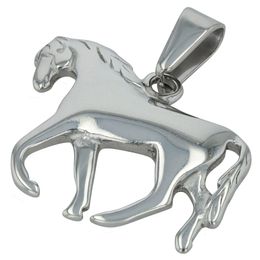 Adelia&acute;s Kettenanh&auml;nger ADELIA&acute;S "M&auml;dchen Anh&auml;nger &ndash; Pferd Anh&auml;nger aus Edelstahl", silber, Schmuckanh&auml;nger, M&auml;dchen, Edelstahl, Kettenanh&auml;nger, Ideal als Geschenk f&uuml;r besondere Anl&auml;sse