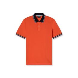 Poloshirt OLYMP "OLYMP Casual Wirk", Herren, Gr. XL, orange, 100% Baumwolle, Shirts