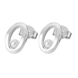 Adelia&acute;s ADELIA ́S Damen Paar Ohrh&auml;nger "Damen Ohrringe &ndash; Ohrstecker aus 925 Silber mit Perle"silber, Silber 925 (Sterlingsilber), Ohrringe, Geschenkidee: