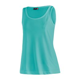 Funktionsshirt Maier Sports "Petra", Damen, Gr. 52, blau (raucht&uuml;rkis), 100% Polyester, Rundhals, Shirts Funktionsshirt, Damen Tank-Top f&uuml;r Sport und Outdoor-Aktivit&auml;ten, &auml;rmelloses Shirt