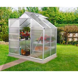 Gew&auml;chshaus Vitavia "Venus 2500", silber (silberfarben), B:192cm T:130cm, Gew&auml;chsh&auml;user