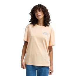 T-Shirt Billabong "Heritage Baker", Damen, Gr. L, soft peach, Obermaterial: 100% Walkfrottier;, Shirts T-Shirt