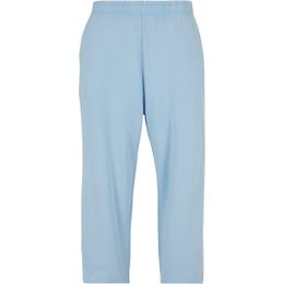 Jogginghose Urban Classics "Urban Classics Herren Acid Wash Sweatpants", Herren, Gr. 5XL, US-Gr&ouml;&szlig;en, balticblau, 100% Baumwolle, unifarben, loose fit, Hosen Jogginghose