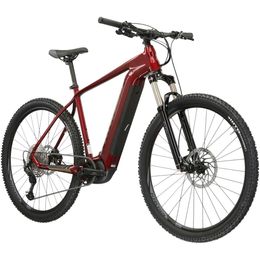 E-Bike KROSS "E-MTB Level Boost 2.0 29 Zoll rot" Gr. 41, rot (rot, schwarz), Elektrofahrr&auml;der, Herren, 41cm, 29 Zoll (73,66cm), Pedelec, Elektrofahrrad f&uuml;r Damen und Herren, MTB