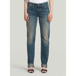 G-Star Raw 5-Pocket-Jeans G-STAR "G-STAR Lennoxx Slim Straight Jeans", Damen, Gr. 25, L&auml;nge 30, antique faded blauschist, Obermaterial: 75% Baumwolle, 25% Baumwolle, Jeans 5-Pocket-Jeans