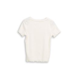 T-Shirt Tom Tailor, M&auml;dchen, Gr. 116/122, soft cream wei&szlig;, Shirts T-Shirt, mit Print