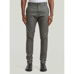 G-Star Raw G-STAR Herren Chinohose "Bronson 3.0 Slim Chino"asfalt, milk dobby, Gr. 32, Obermaterial: 88% Baumwolle, 9% Hanf, 3% Elasthan, Hosen
