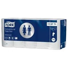 Tork 110771 Advanced Toilettenpapier Kleinrolle T4 2-lagig 400 Blatt 1 Pack = 30 Rollen