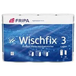 Fripa K&uuml;chenrollen Wischfix 3-lagig hochwei&szlig; 1 Pack = 32 Rollen