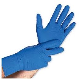 Hygostar Power Grip Long Nitrilhandschuhe blau puderfrei, VE 500 St&uuml;ck 8/M