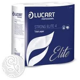 Lucart Strong Elite 4 Toilettenpapier 4-lagig 140 Blatt 1 Pack = 56 Rollen