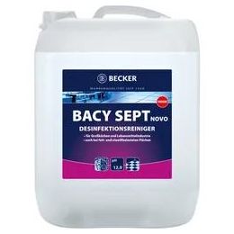 Becker Bacy Sept Novo Desinfektionsreiniger 10 Liter Kanister
