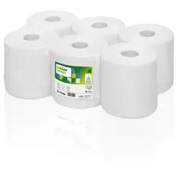 Satino by WEPA Comfort Handtuchrollen Tissue PT1, Recycling, 2-lagig, 150 Meter 1 Karton = 6 Rollen