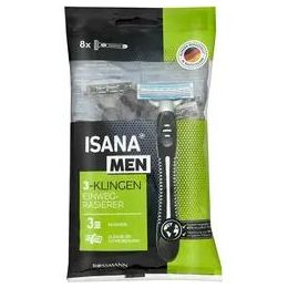 Isana Men Einwegrasierer 3-Klingen 8 St&uuml;ck 8er Set