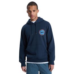 Quiksilver Herren Kapuzensweatshirt "Graphic"schwarz navy, Gr. M, Obermaterial: 60% Walkfrottier, 40% Microfaser;, Sweatshirts