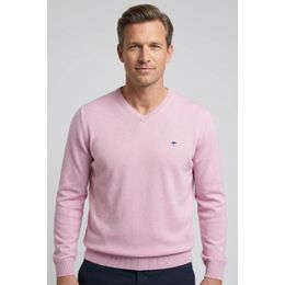 Fynch-Hatton Herren Strickpullovermagnolia, Gr. XXL, unifarben, Feinstrick, Obermaterial: 100% Baumwolle, Pullover, aus Baumwolle, mit V-Ausschnitt,
