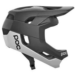 POC Otocon Race MIPS Fullface-Helm - Uranium Black/Hydrogen White Matt - 55-58