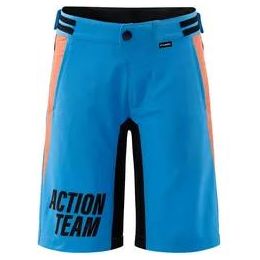 Cube JUNIOR Baggy Shorts inkl. Innenhose X Actionteam - blue'n'orange - XXL