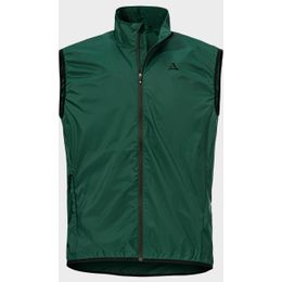 Sch&ouml;ffel Funktionsweste SCH&Ouml;FFEL "Vest Style Cannobio MNS", Herren, Gr. 46, 6995, gr&uuml;n, Oberstoff: 100% Nylon. (Coating: Polyurethan), ohne Ausschnitt, Westen Funktionsweste