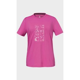 Sch&ouml;ffel Funktionsshirt SCH&Ouml;FFEL "CIRC T Shirt Sulten L", Damen, Gr. 36, 3305, pink, Oberstoff: 100% Polyester, sportlich, Rundhals, Shirts Funktionsshirt