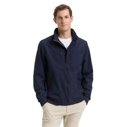 Tom Tailor Herren Blousonsky captain blau, Gr. M, unifarben, Web, Obermaterial: 100% Polyester. Futter: 100% Polyester, Jacken, mit elastischem Bund