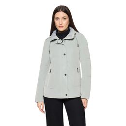 Outdoorjacke Gil Bret, Damen, Gr. 38, tea, Web, Obermaterial: 100% Polyester, unifarben, regular fit normal, ohne Ausschnitt, Jacken Outdoorjacke, mit Kapuze